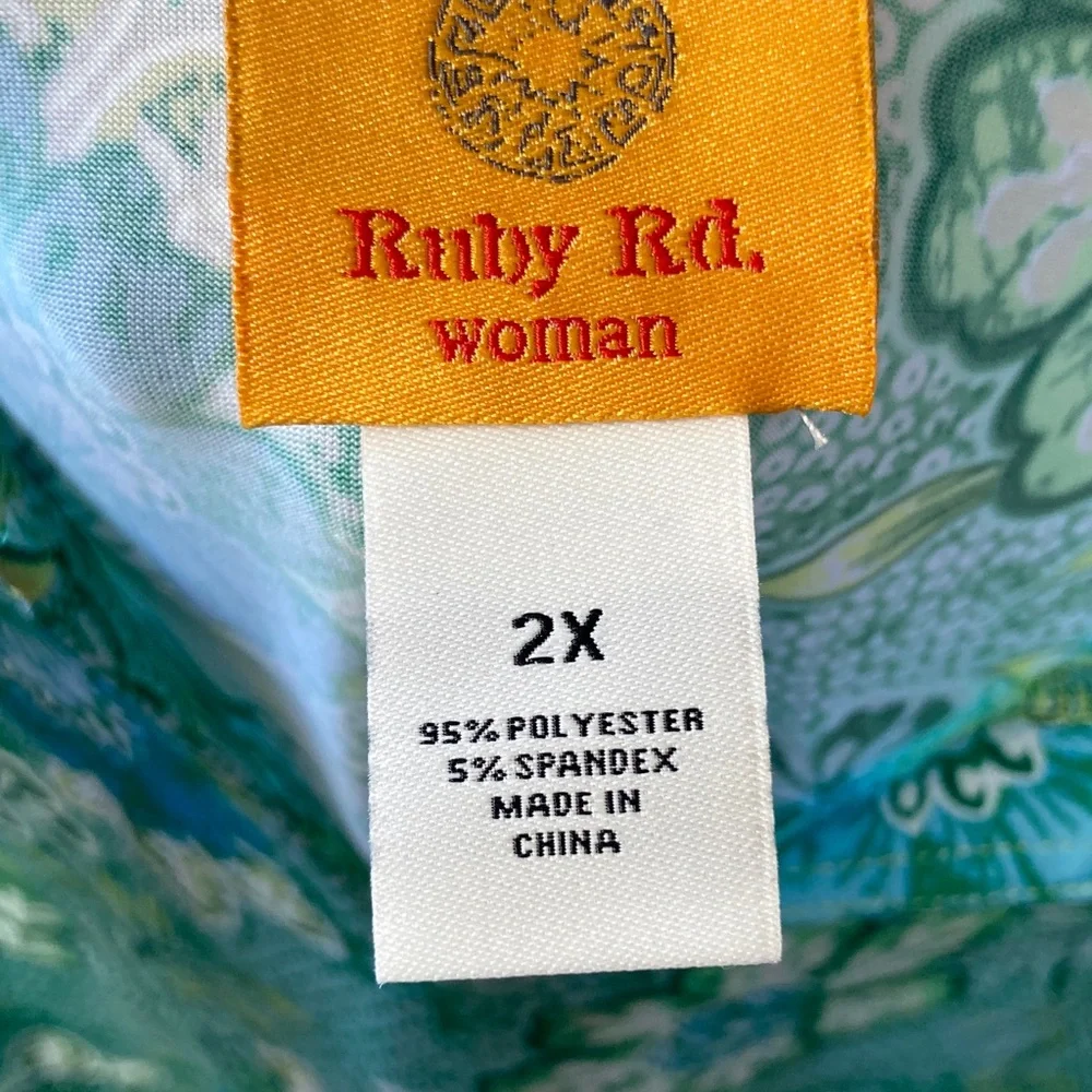 Ruby Rd. | Tops | 345 Ruby Rd Top Floral Print Pattern Top With Stretch ...